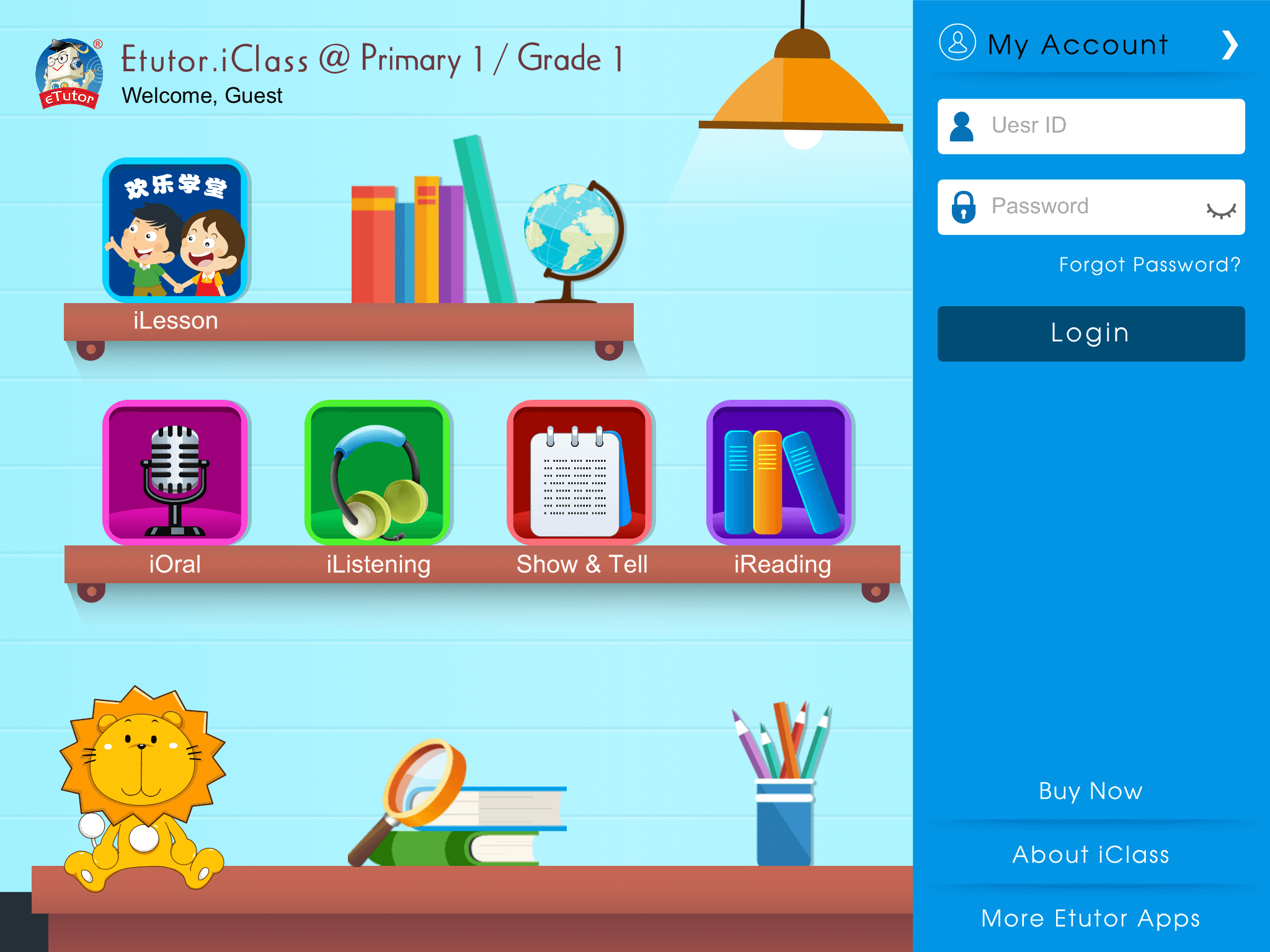 Etutor Learning:Etutor.iClass